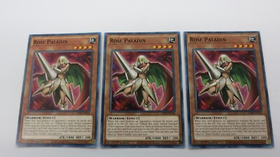 3x ROSE PALADIN MONSTER LDS2-EN106 1ST EDITION COMMON YUGIOH NM ...