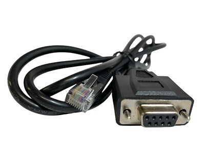 RJ45 To RS232 DB9 9pin Serial Port Female To RJ45 Male Cat5 Ethernet ...