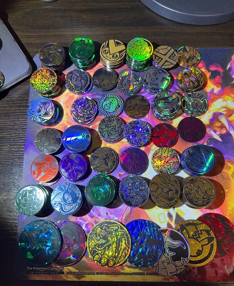 Lot of 5x Official Pokemon TCG Coins (No Duplicates) | eBay