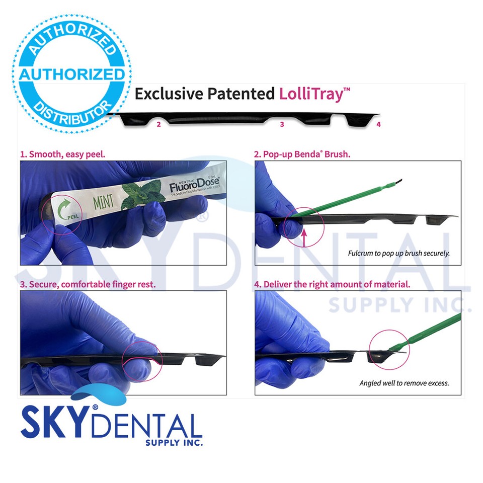 Centrix Fluorodose Cavity 5% S. Fluoride Varnish 0.3 mL 360087 3600221 ...