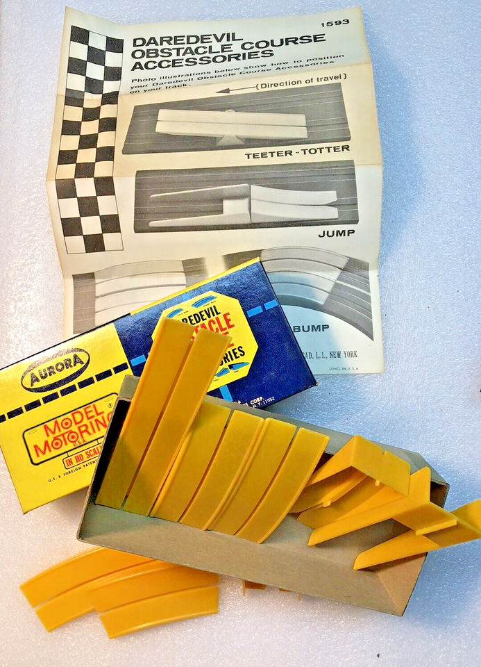 Lot of 7 - Aurora AFX slot car track & Accessories -New Old Stock | eBay