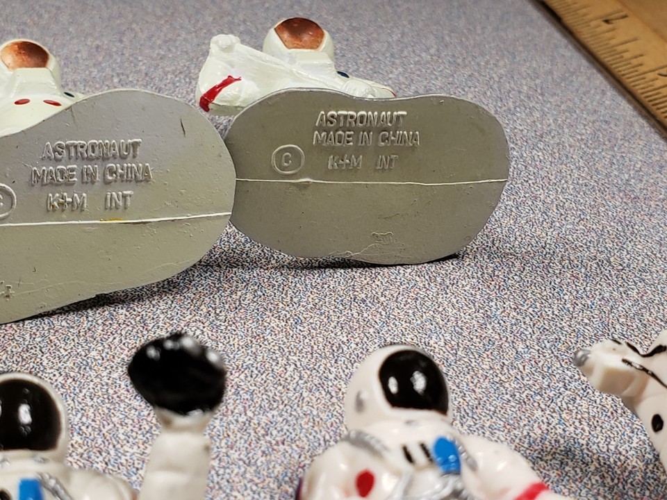 Lot Of 10 Vintage Apollo 11 1990s PVC Figures Astronaut NASA Space C8 ...