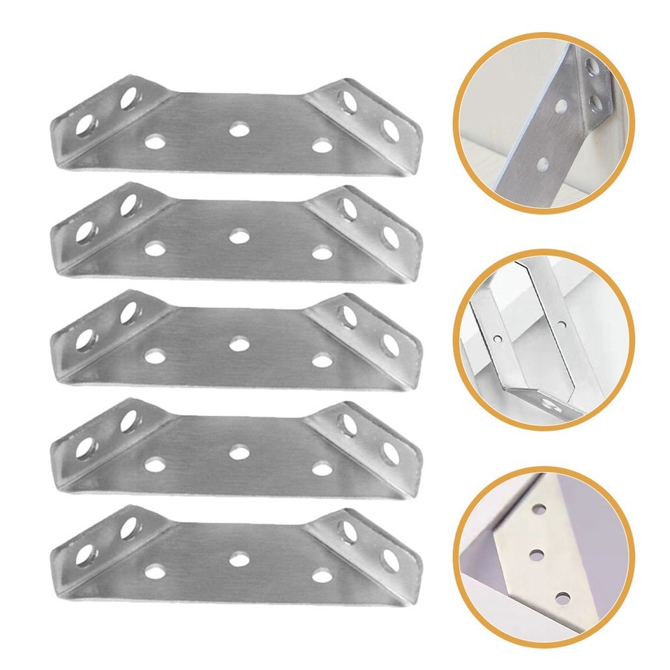 24Pcs Corner Connector Stainless Steel Corner Brace Corner Brace ...