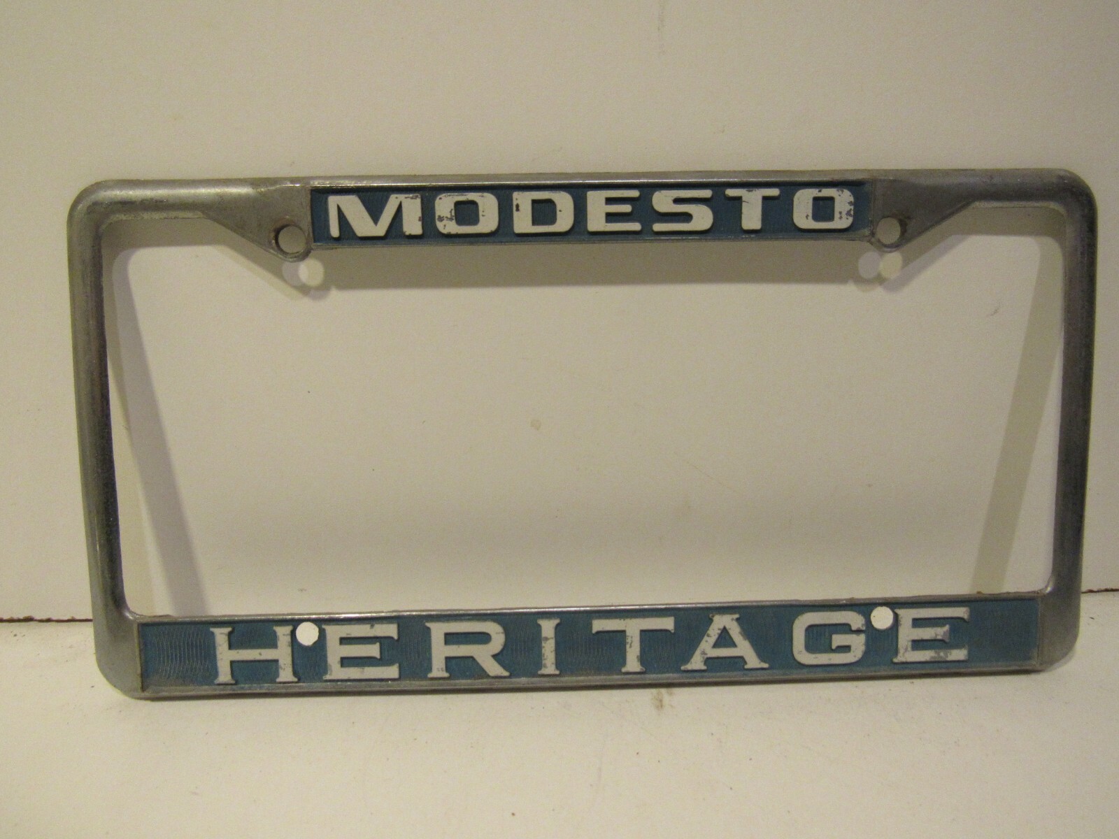 Modesto CA Heritage Ford metal embossed Dealership License Plate Frame ...