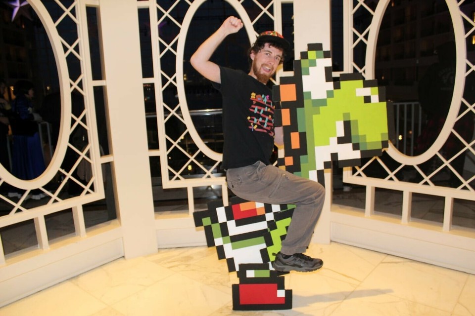 Yoshi and Mario pixel cosplay from Super Mario World (or Luigi!) | eBay