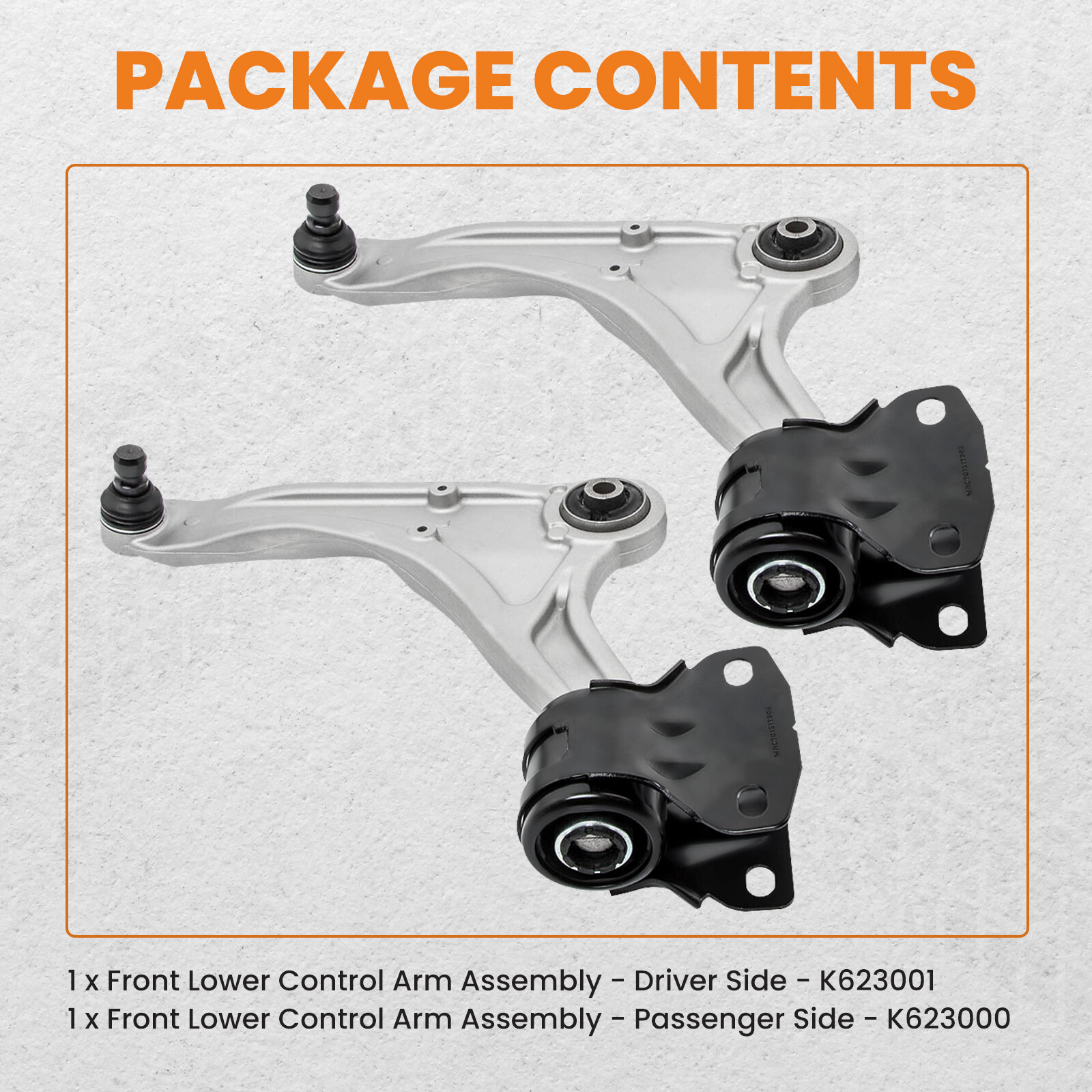 Front Lower Control Arms w/Ball Joint for Ford Fusion for Lincoln MKZ ...