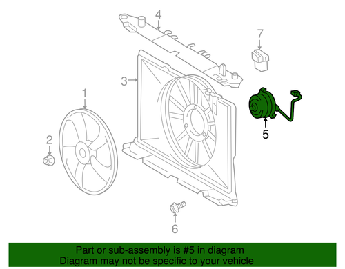 Genuine GM Motor Eng Cool Fan 88975762 | eBay