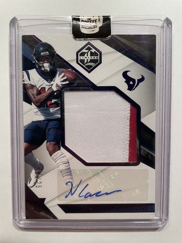 2021 Limited Nico Collins RC Rookie Patch Auto #172 Houston Texans /25 ...