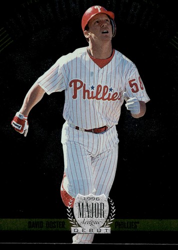 1996 Upper Deck #265 David Doster Rookie Philadelphia Phillies | eBay