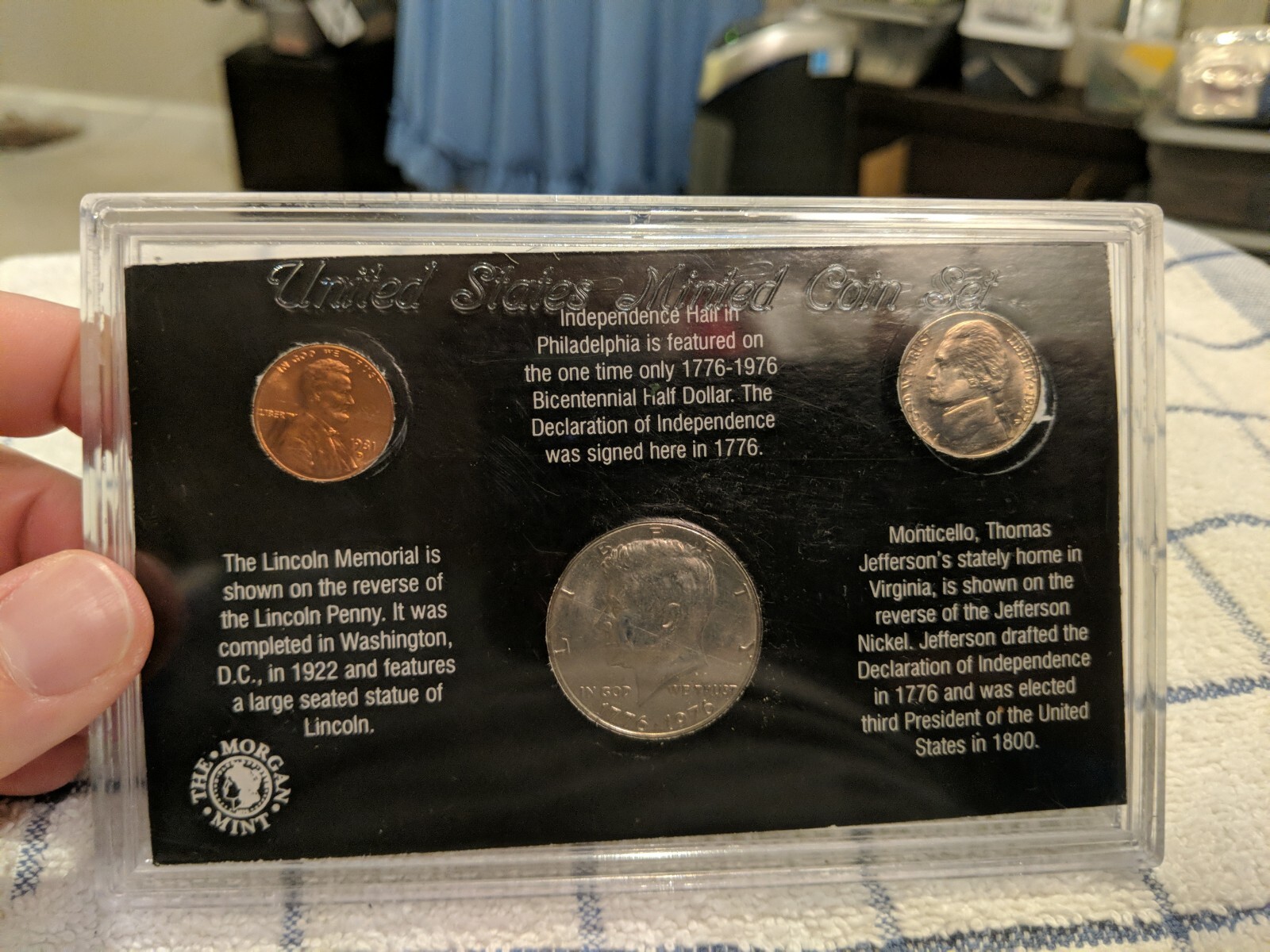 US. Monument Coin Collection Lincoln Memorial, Independence Hall ...