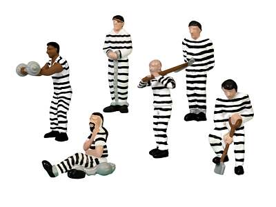 Lionel 1957170 HO Scale Prison Work Crew Figures with Stripes | eBay