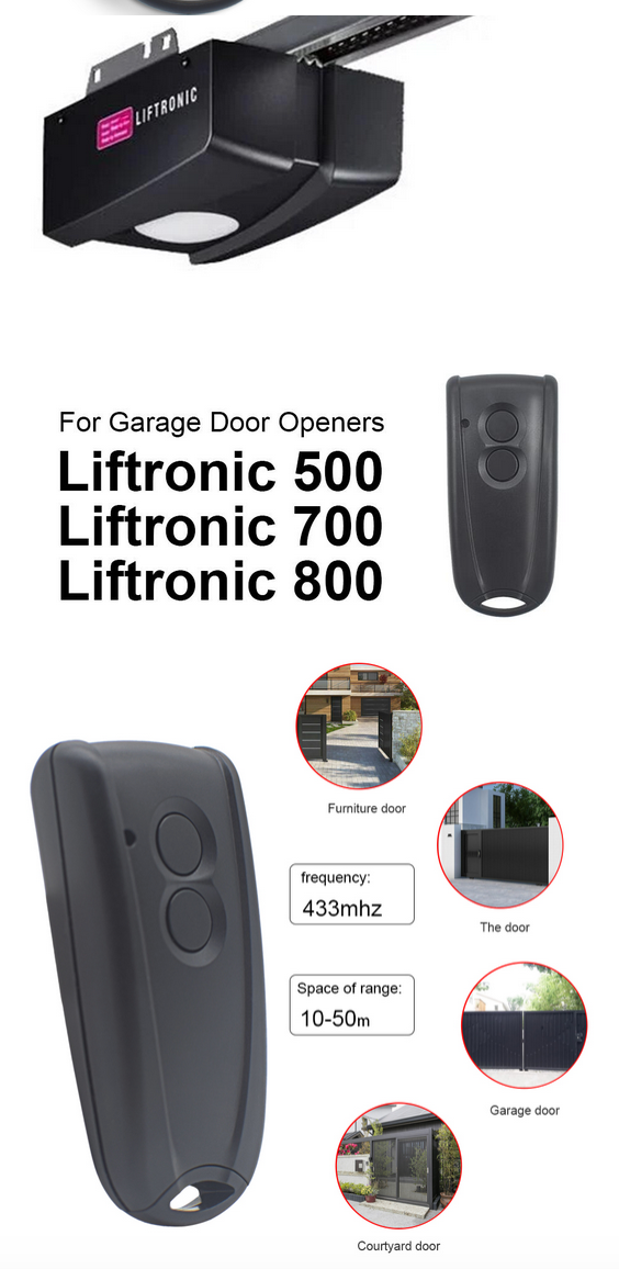 Ecostar HORMANN REMOTE CONTROL GARAGE DOOR KEY FOB LIFTRONIC 500 700 ...