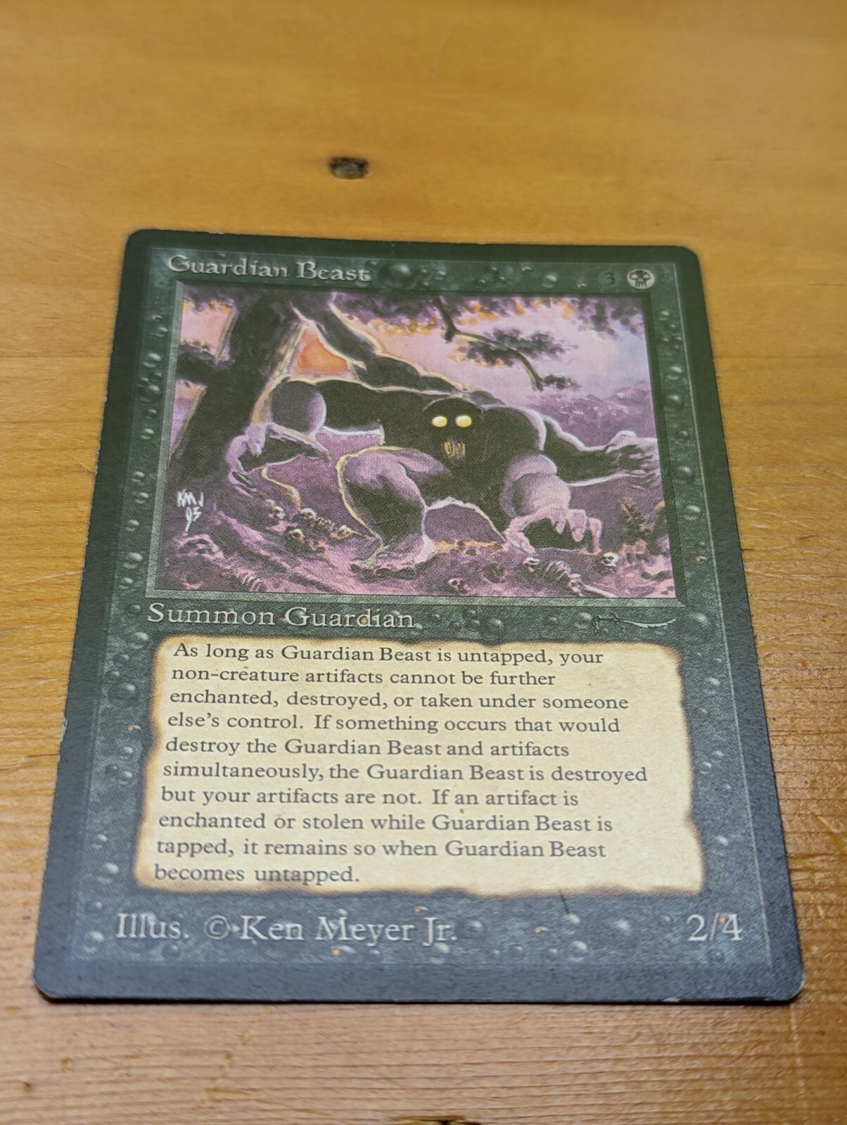 MTG Arabian Nights Uncommon Guardian Beast RL - lightly played, see ...