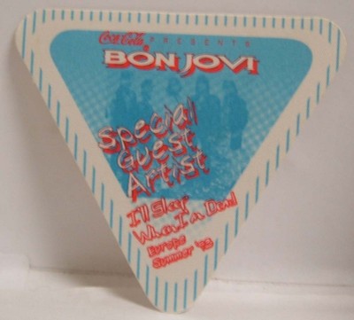 JON BON JOVI / RICHIE SAMBORA - OLD BON JOVI TOUR CONCERT CLOTH ...