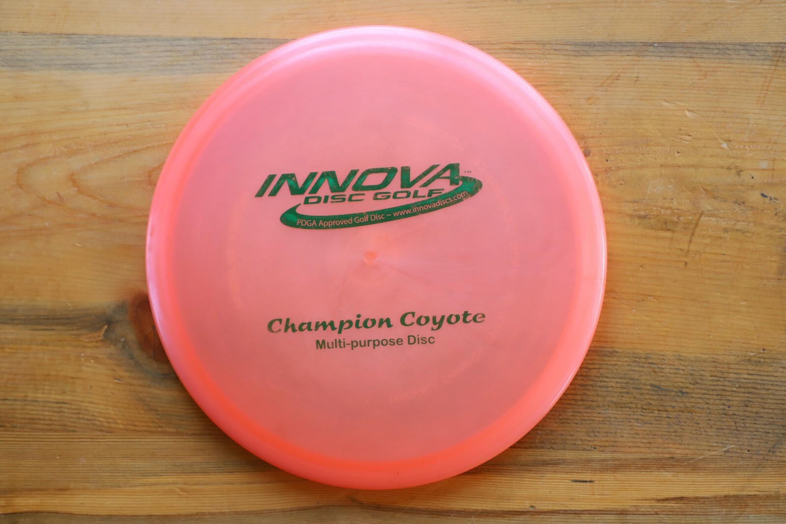 PFN Innova Champion Coyote Peach -168.6g ( Multi-Purpose, Patent #'s ...