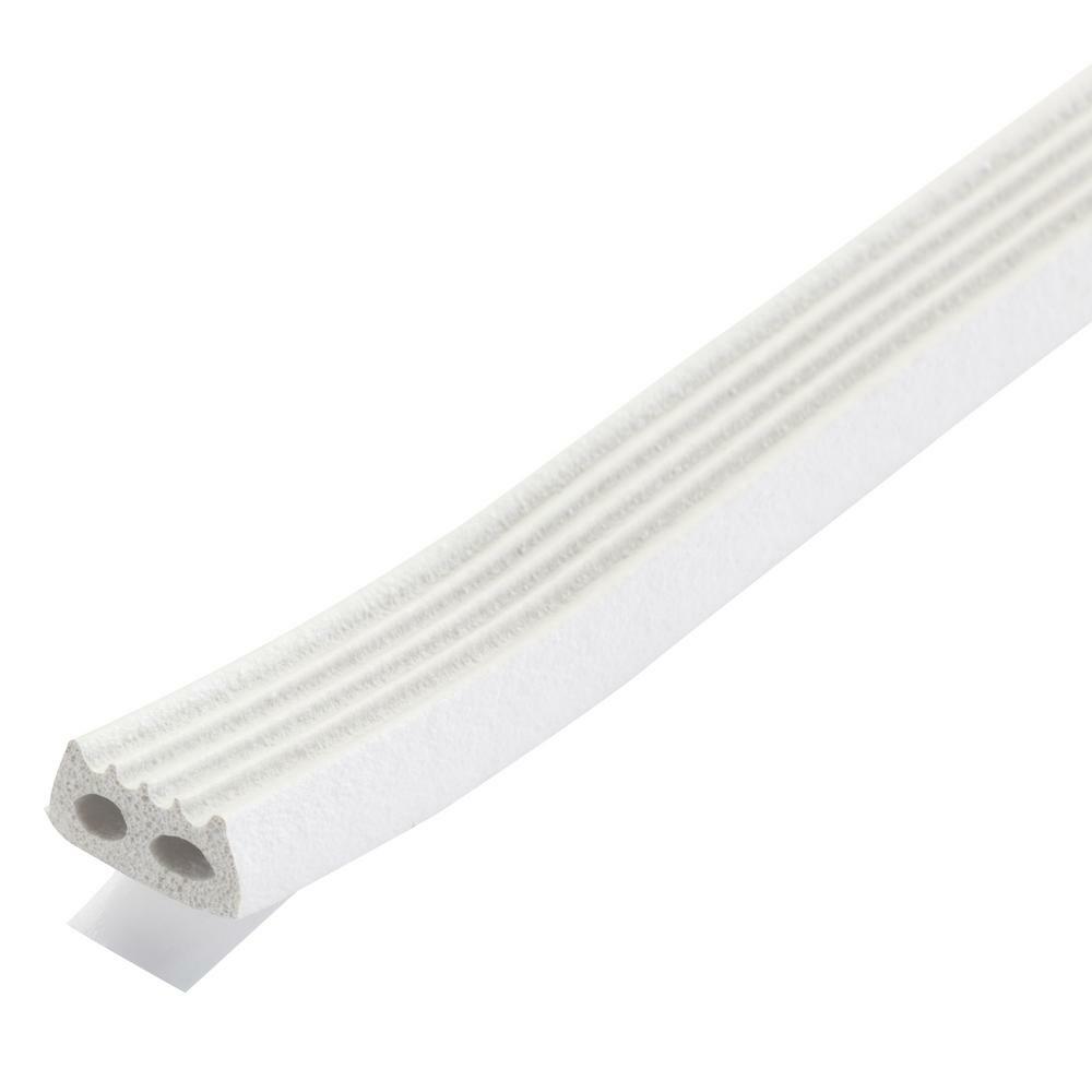 (2) M-D Building Products Premium 5/16 in. x 10 ft. White Weatherstrip ...