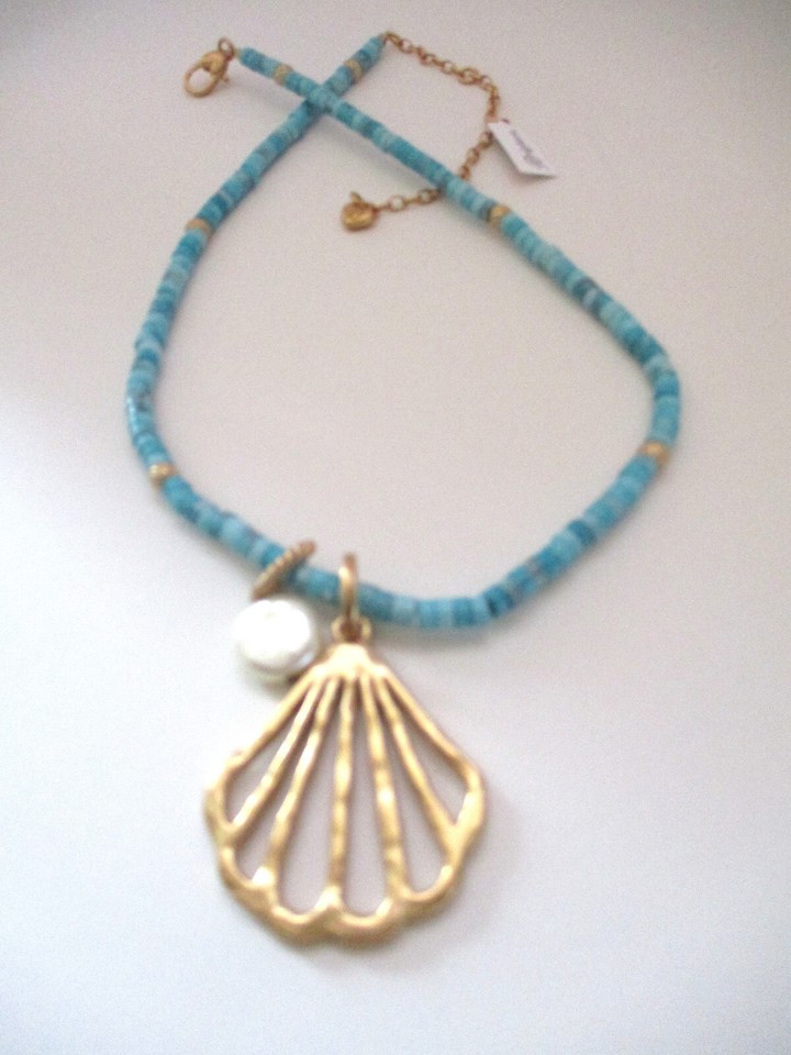 Brighton "CALYPSO SHELL" Necklace-Earring-Bracelet Set (MSR$316) NWT ...