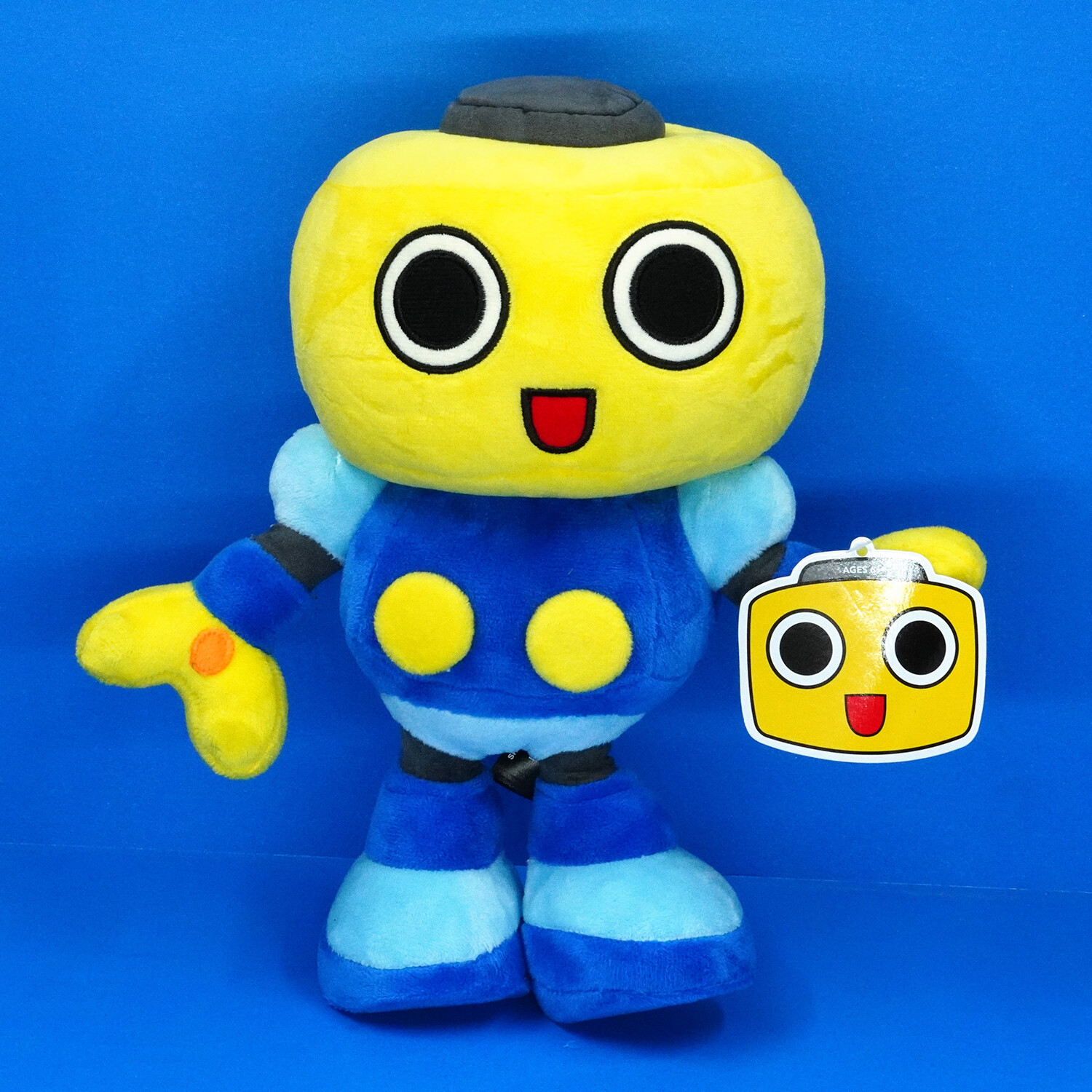 Mega Man Legends 10" Posable Servbot Robot Plush Figure Magnetic Dish ...