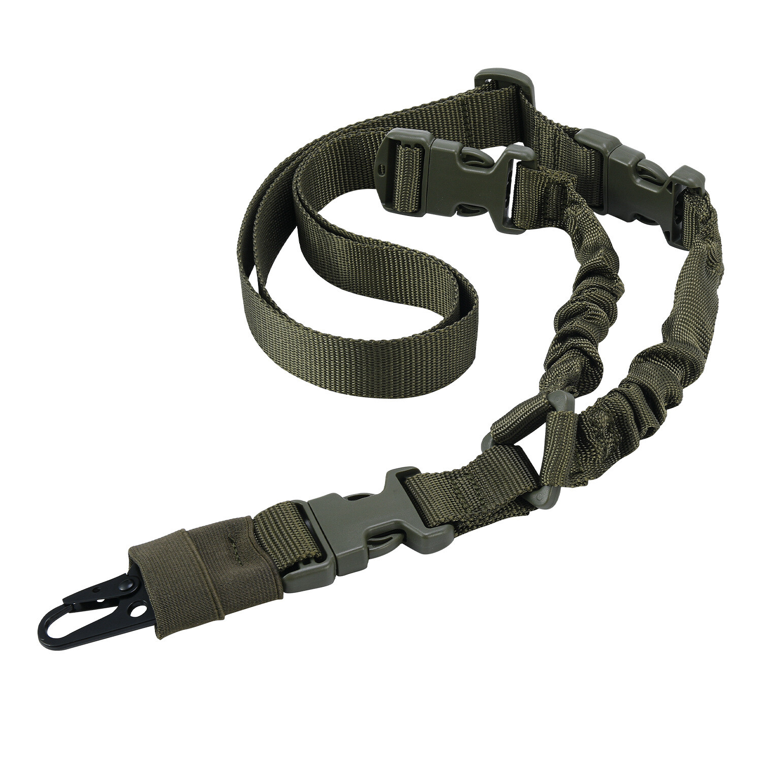Tactical 2 Point Rifle Gun Sling Strap Adjustable Shotgun Belt Swivel ...