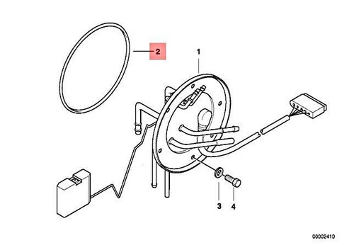 Genuine BMW 259 59C A61 K30 R21 R22 R28 A61 9251 0409 O-Ring ...