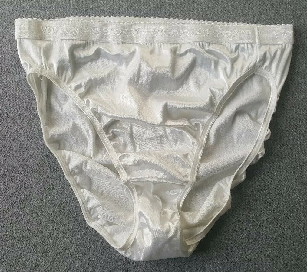 Victoria's Secret Vintage Second Skin Satin Hi-Leg Cu… - Gem