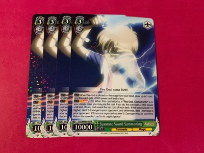 Syaoran: Sword Summoning CCS/WX01-037 Weiss Schwarz Card X4 | eBay
