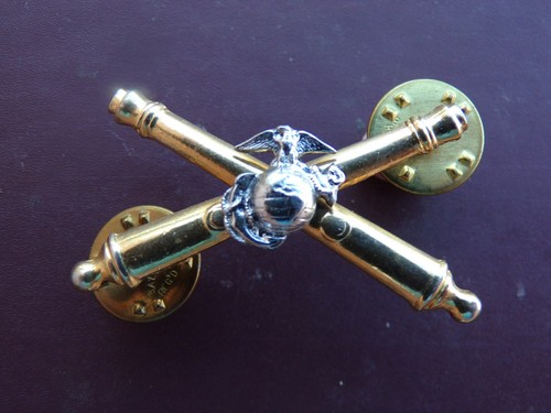 US Marine Corps Field Artillery Insignia FA EGA Military USMC Lapel Hat ...