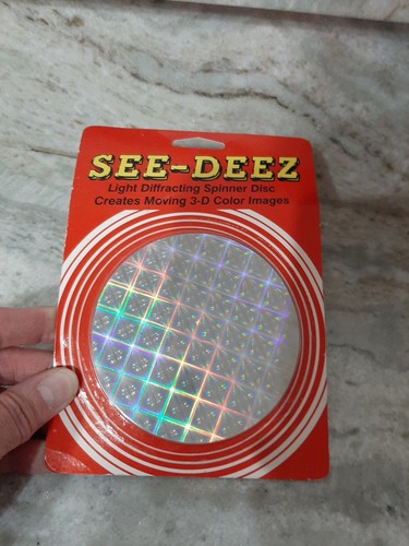 See-Deez Light Diffracting Spinner Disc (Vintage )RARE #11-Brand New ...