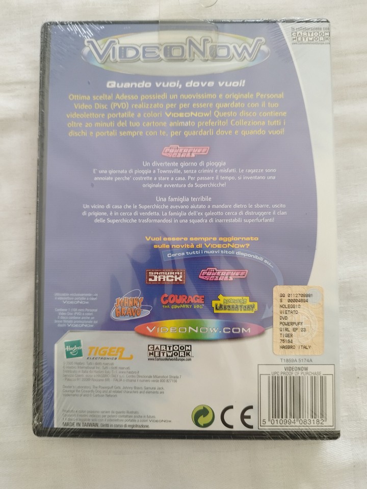 VIDEONOW THE POWERPUFF GIRLS LE SUPERCHICCHE CARTOON NETWORK DISCO 1 | eBay UK