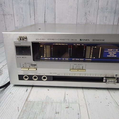 JVC KD-D40J Vintage Stereo Cassette Tape Deck Player Recorder Dolby ...