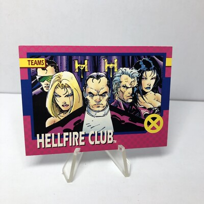 Impel 1991 Hellfire Club X-Men Series 1 Card #76 Sebastian Shaw White ...
