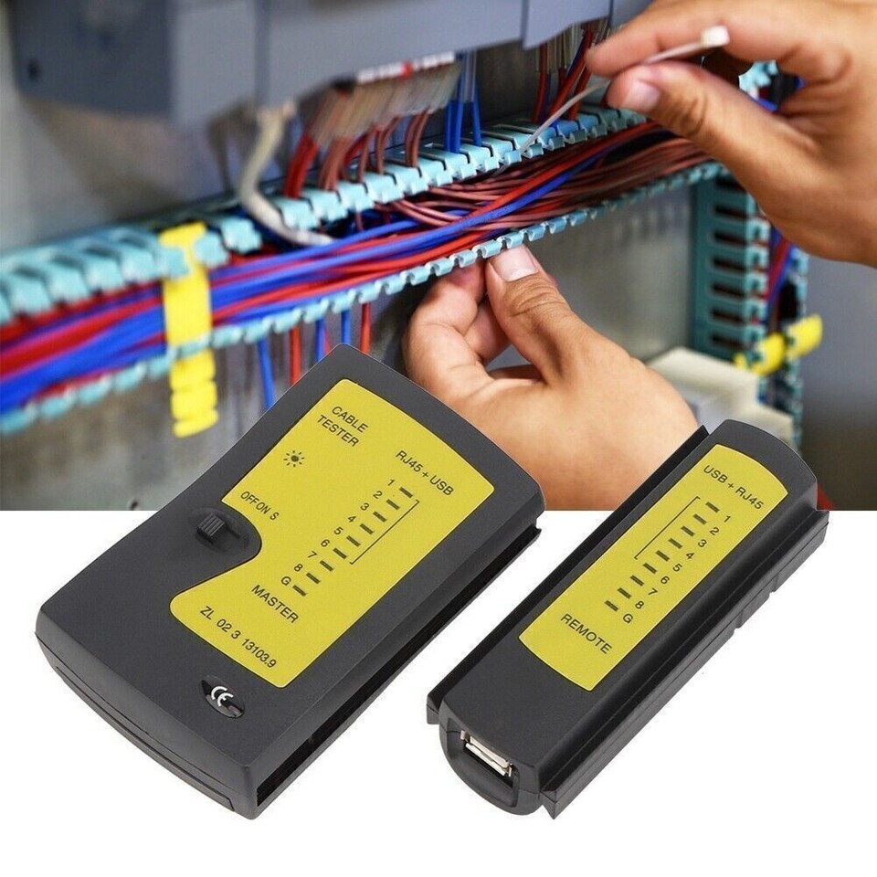 YG468U Professional RJ45+USB Cable Tester Fast Accurate Testing Network ...