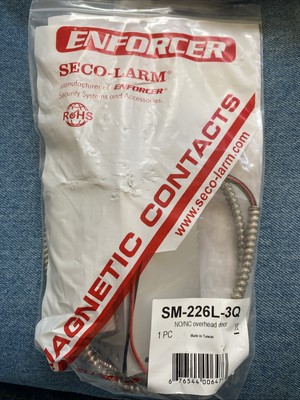 SECO-ALARM Enforcer SM-226LQ Overhead Mount Magnetic Contact Door ...