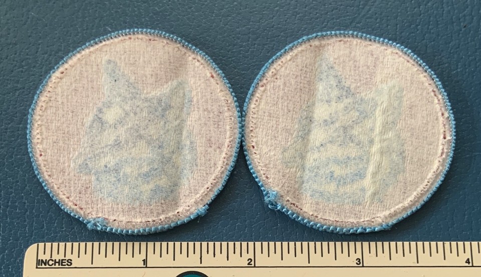 2 Vintage 1970s-80s FOX PATROL Boy Scout Uniform PATCHES Unit BSA Badge ...