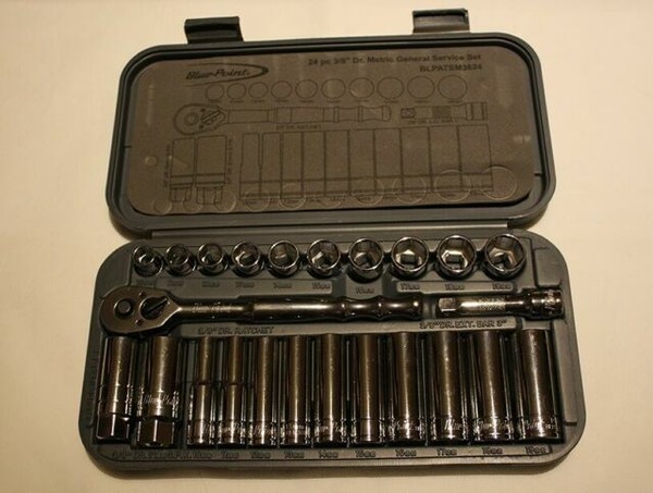 Blue Point BLPATSM3824 3/8 inch Drive Socket Set - 24 Pieces for sale ...