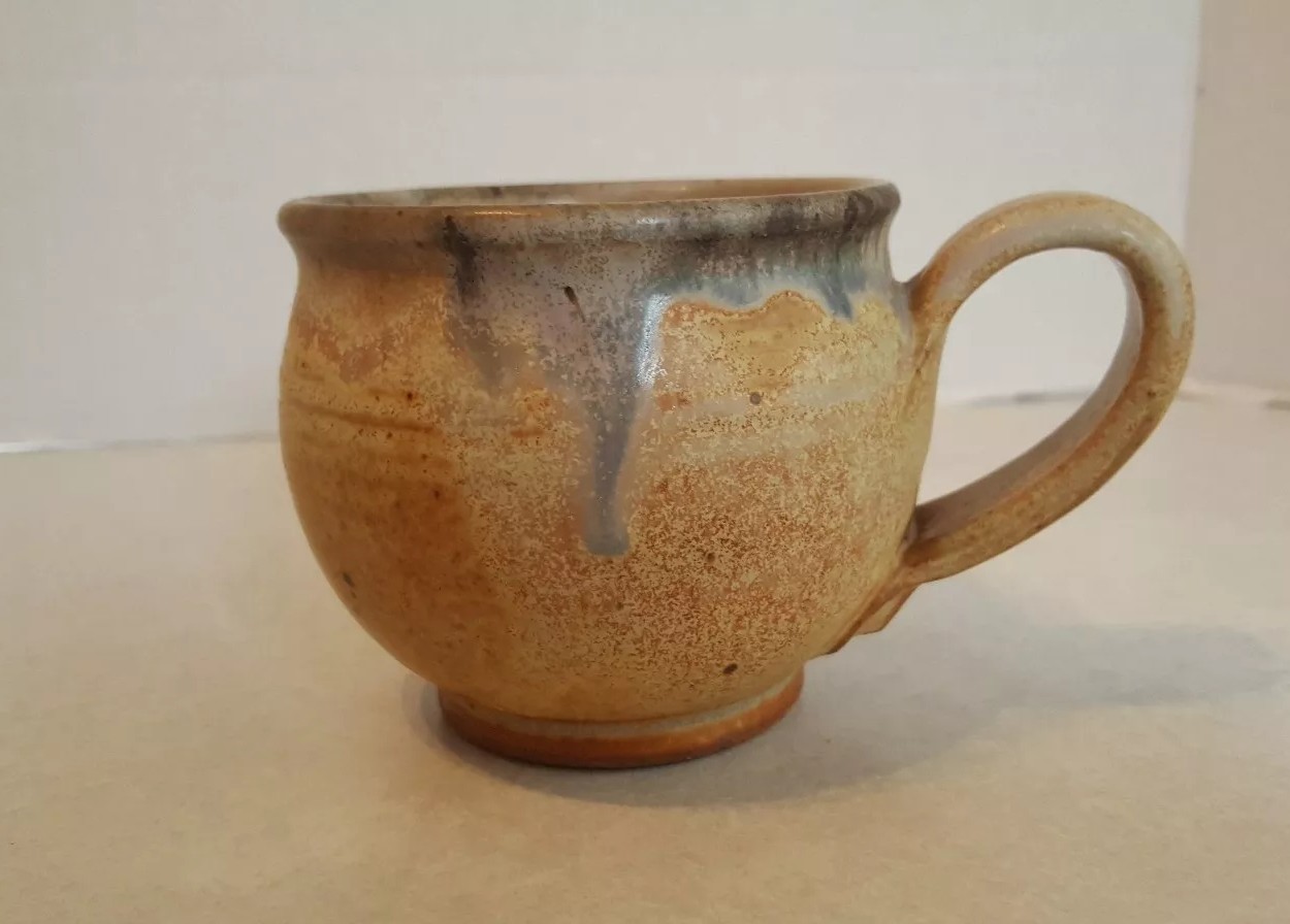 vintage J Johnson signed Stonware Pottery mug cup | eBay