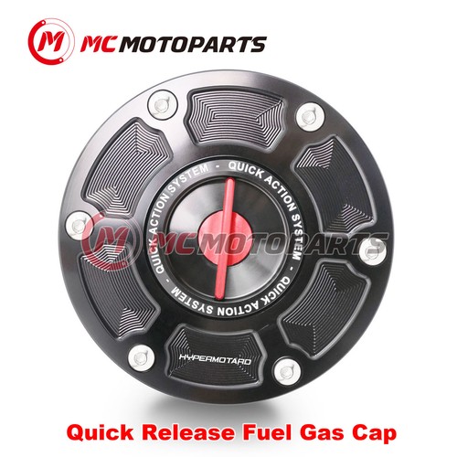 RED CNC Quick Lock fuel Gas Cap For Ducati Hypermotard 950 SP 19-22 19 ...