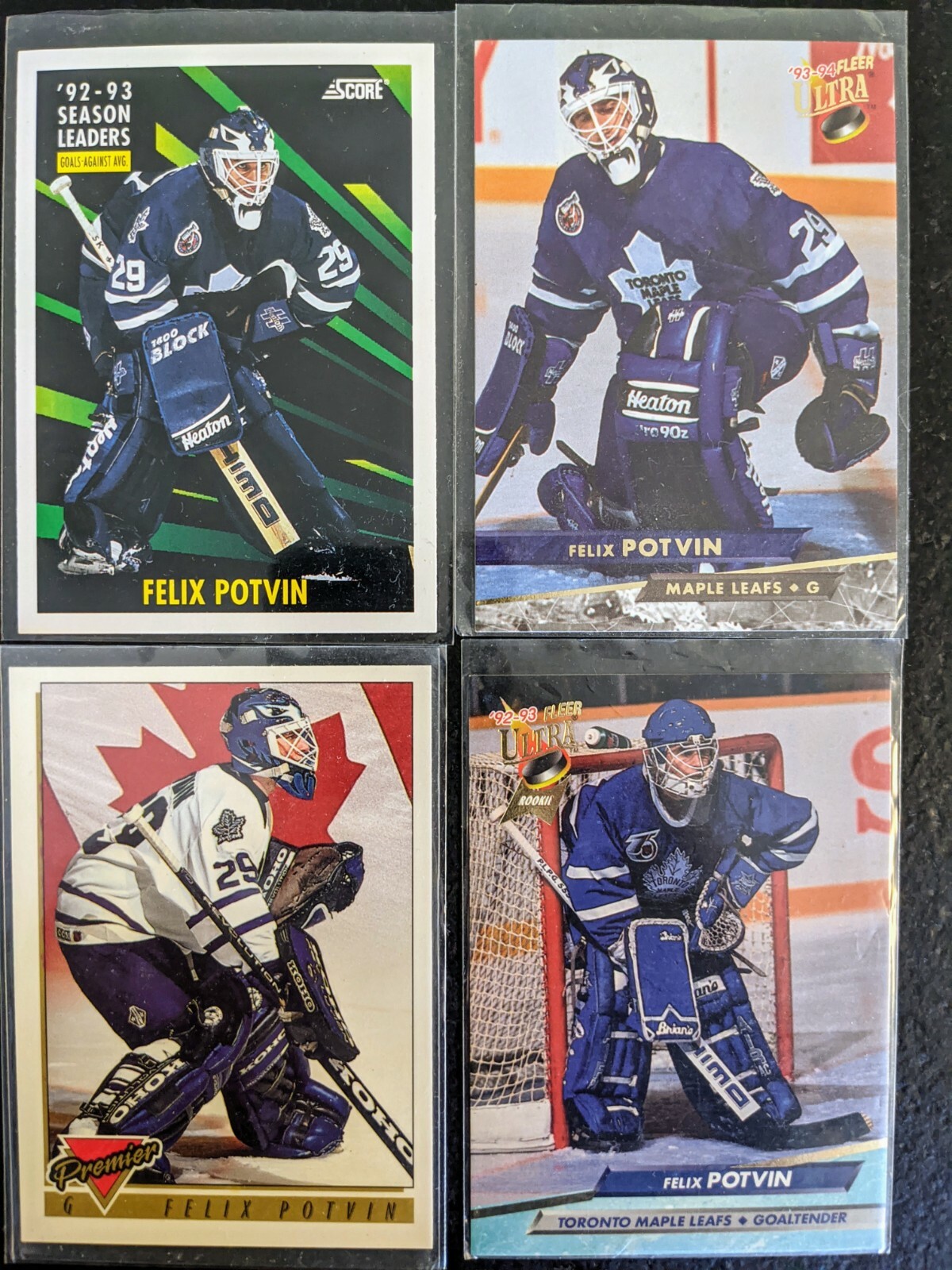 Felix Potvin Lot Of 4 Hockey Cards, Rookie, Maple Leafs NHL | eBay