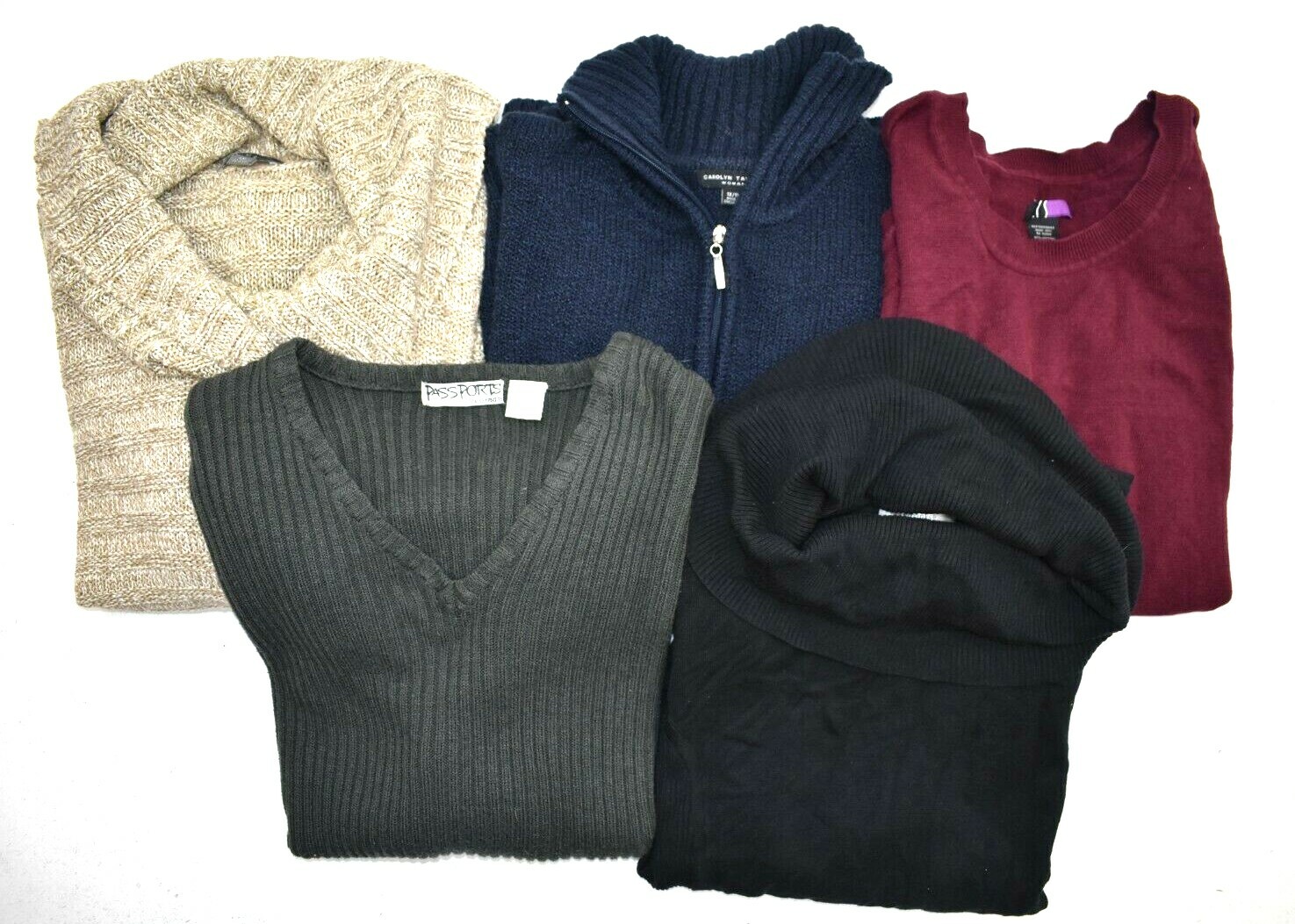 Wholesale Bulk Lot Of 5 Womens 1X Long Sleeve Fall/ Winter Casual ...