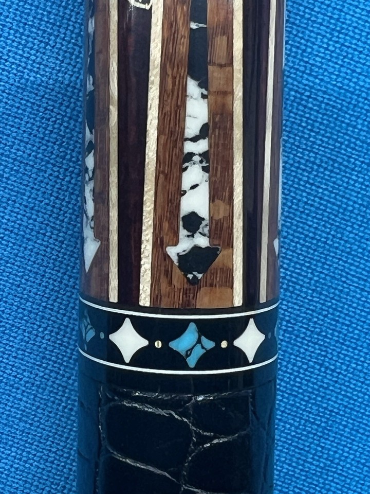 JACOBY CUSTOM POOL CUE LEATHER WRAP RADIAL JOINT 11.75MM 30" JACOBY KW SHAFT | eBay