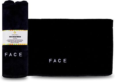 Crafty Cloth Embroidered Microfiber Face Cloth Facial Towel Set of 4 ...