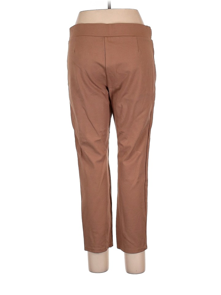89th & Madison Women Brown Casual Pants L | eBay