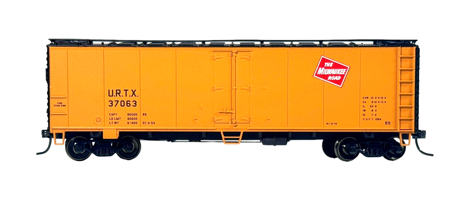 85-78041 HO MTH Milwaukee Road (#37063) 40' Steel Sided Reefer Car | eBay
