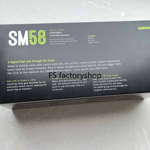 Dynamic Vocal Microphone with Switch SM58S - Fast Shipping from USA | eBay