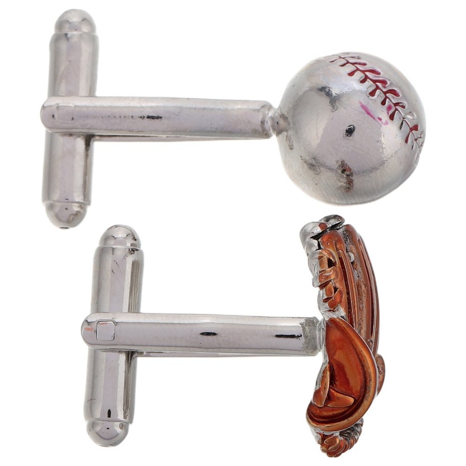 Mens Cuff Links Shirt Sleeve Embellishment Baseball Goal Cufflinks ...