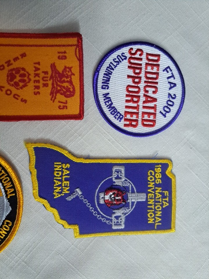 Vintage Lot Of Indiana Furtakers Trapper Jacket Patches | eBay