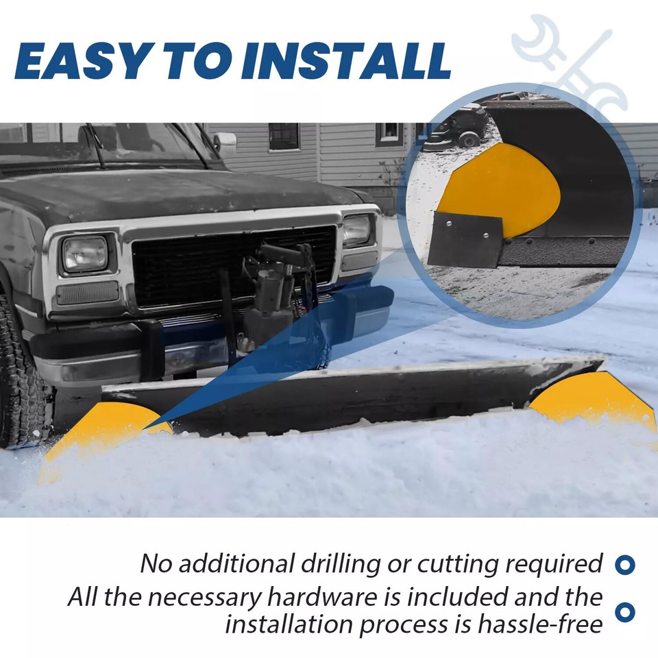 For Meyer Western Pro Wings Snow Plow Blade Wing Extensions Extenders ...