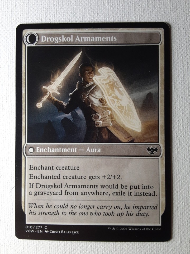 MTG Magic the Gathering: Drogskol Infantry | Innistrad Crimson Vow | 10 ...