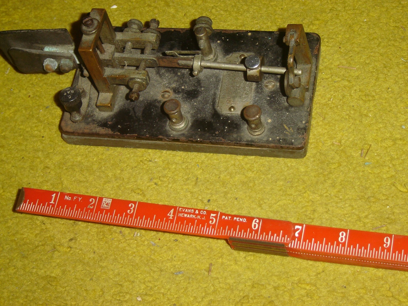 1906 VIBROPLEX ORIGINAL #2749 with5 line plate Norcross Georgia ...