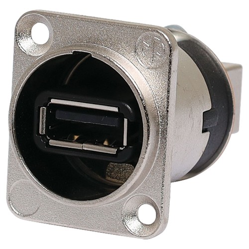 Neutrik USB 2.0 Type A / Type B Chassis Silver NAUSB | eBay